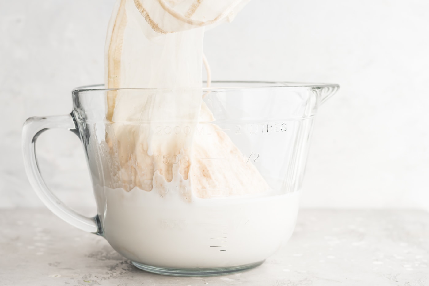 Homemade Almond Milk - Running on Real Food