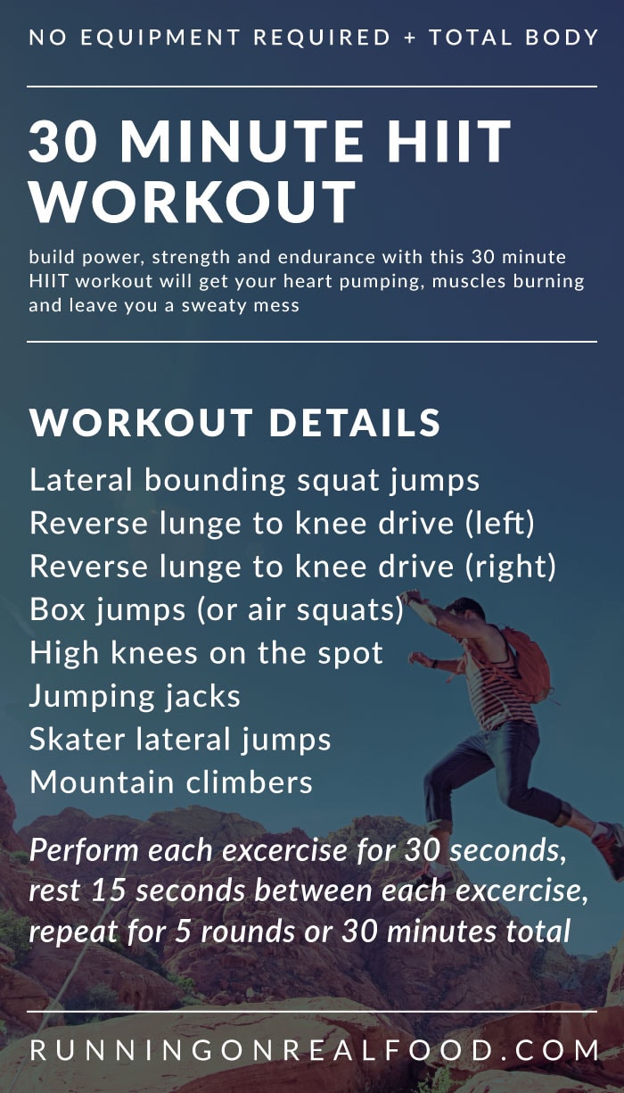 30 Minute HIIT Workout For Total Body Strength And Conditioning No