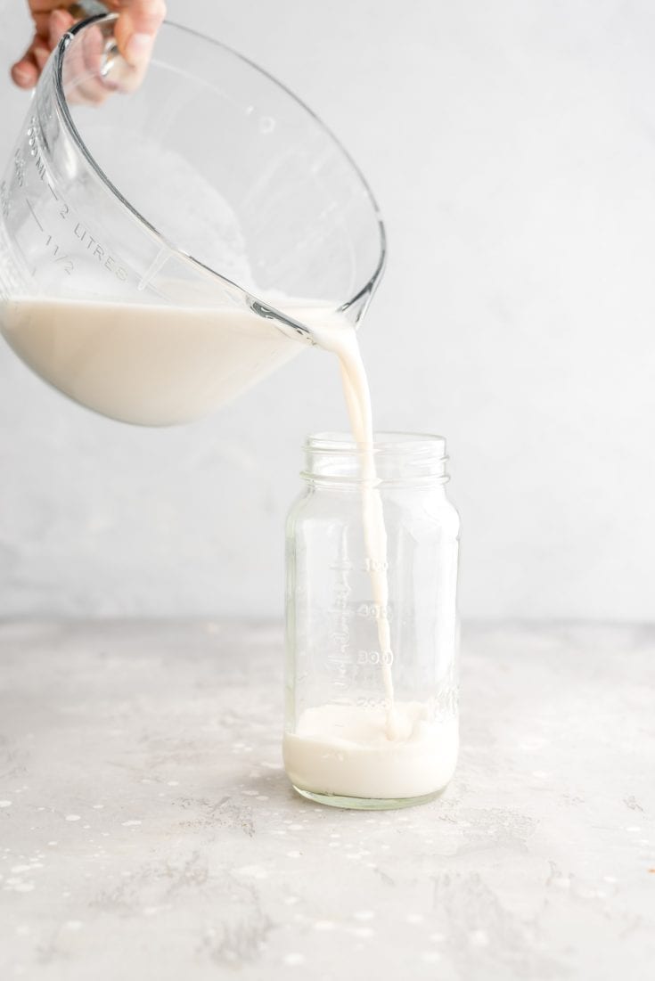 How to Make Oat Milk {Easy Recipe} - Running on Real Food