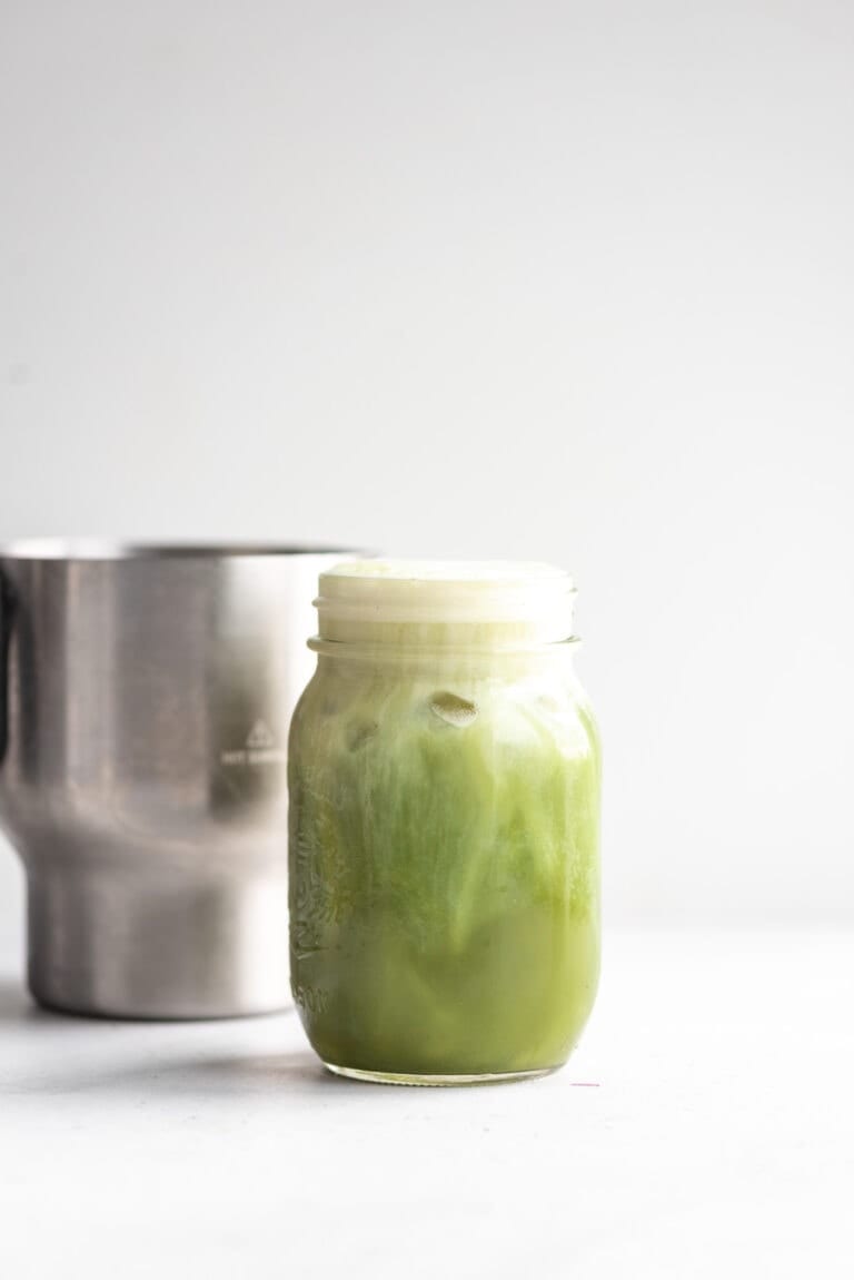 How to Make Iced Matcha - Running on Real Food
