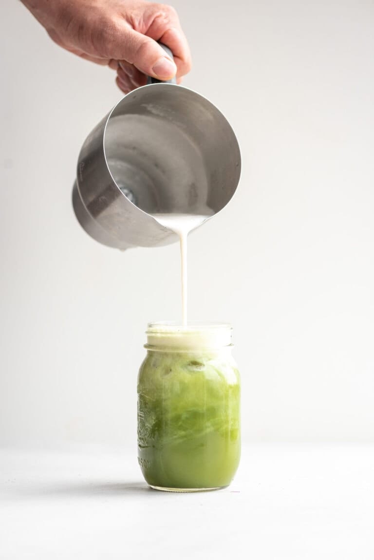 How to Make Iced Matcha - Running on Real Food