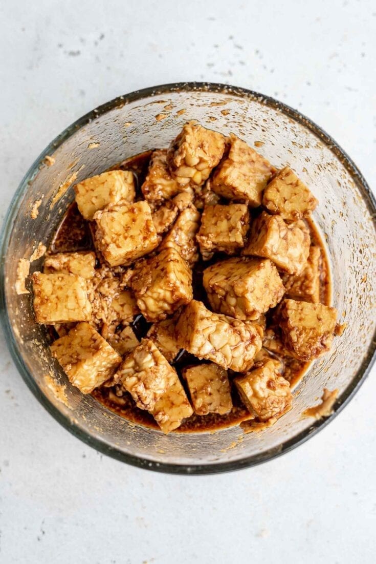 Vegan Tempeh Buddha Bowl - Running on Real Food