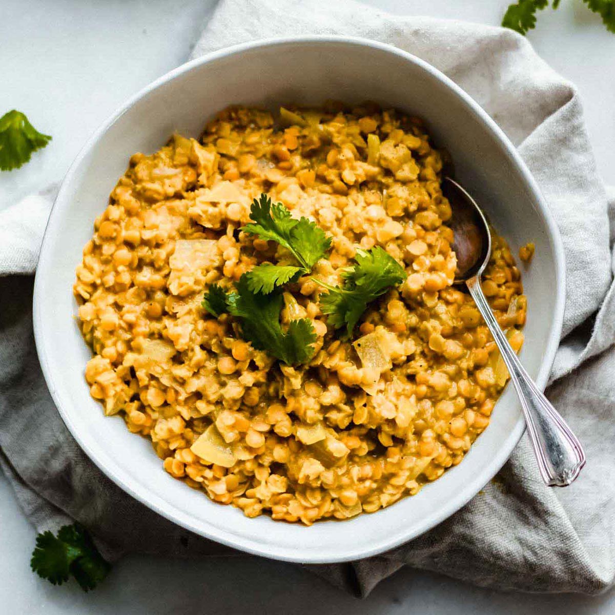 Vegan Coconut Red Lentil Dahl Running On Real Food Vegan Coconut Red Lentil Dahl Running On Real Food