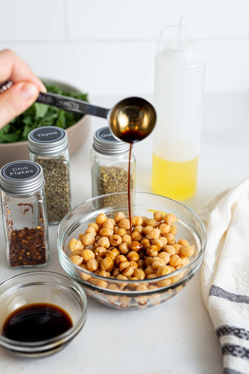 Marinated Chickpeas - Running on Real Food