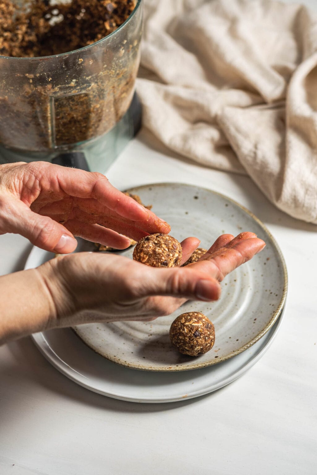 No-Bake Banana Bread Bites - Running on Real Food