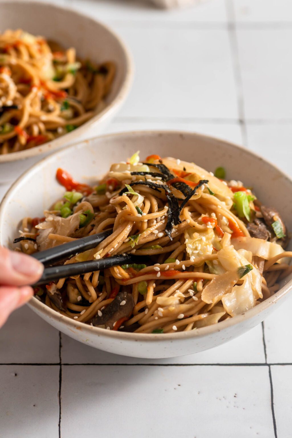 Quick and Easy Spicy Miso Noodles - Running on Real Food