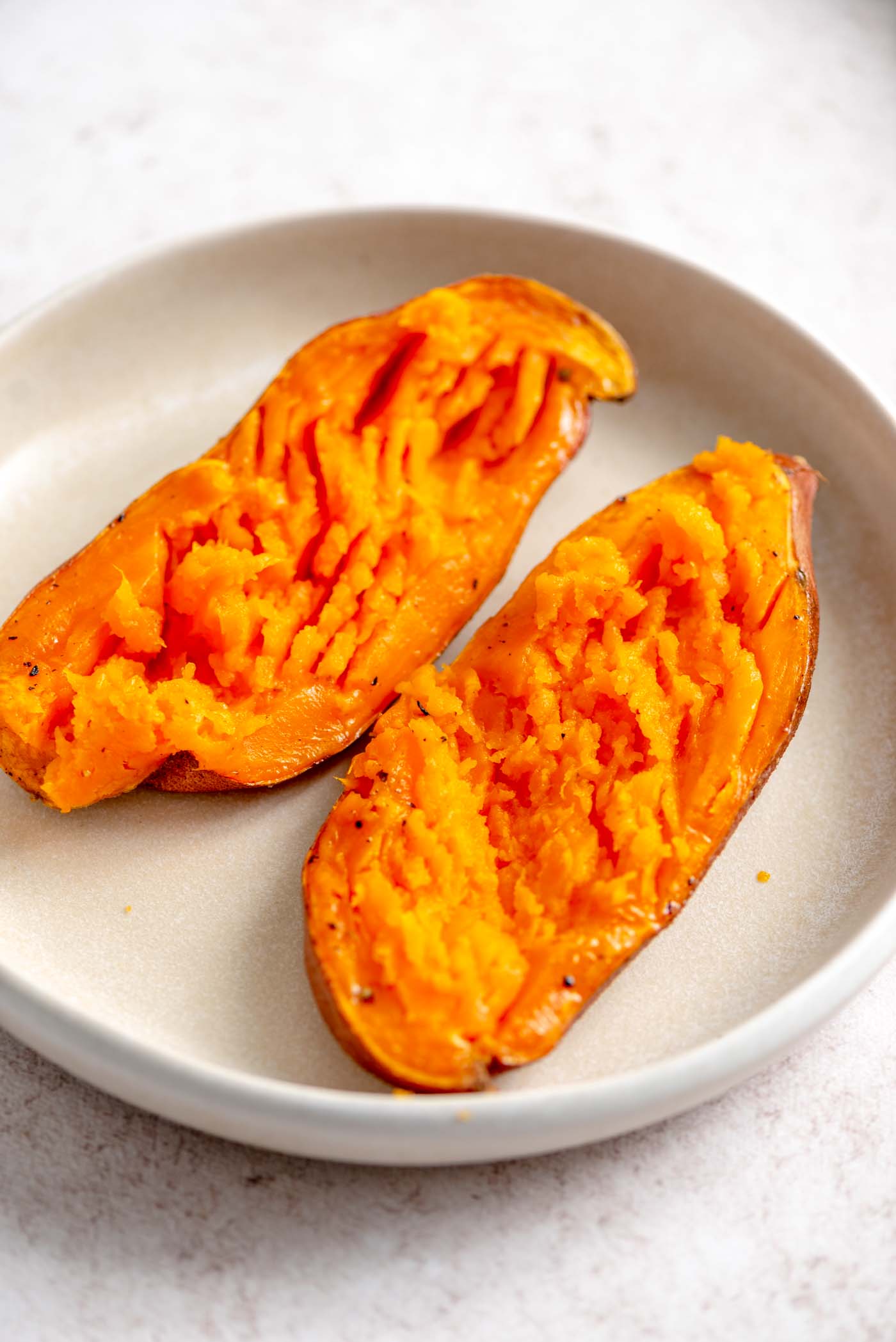 Baked Mediterranean Sweet Potatoes - Running on Real Food